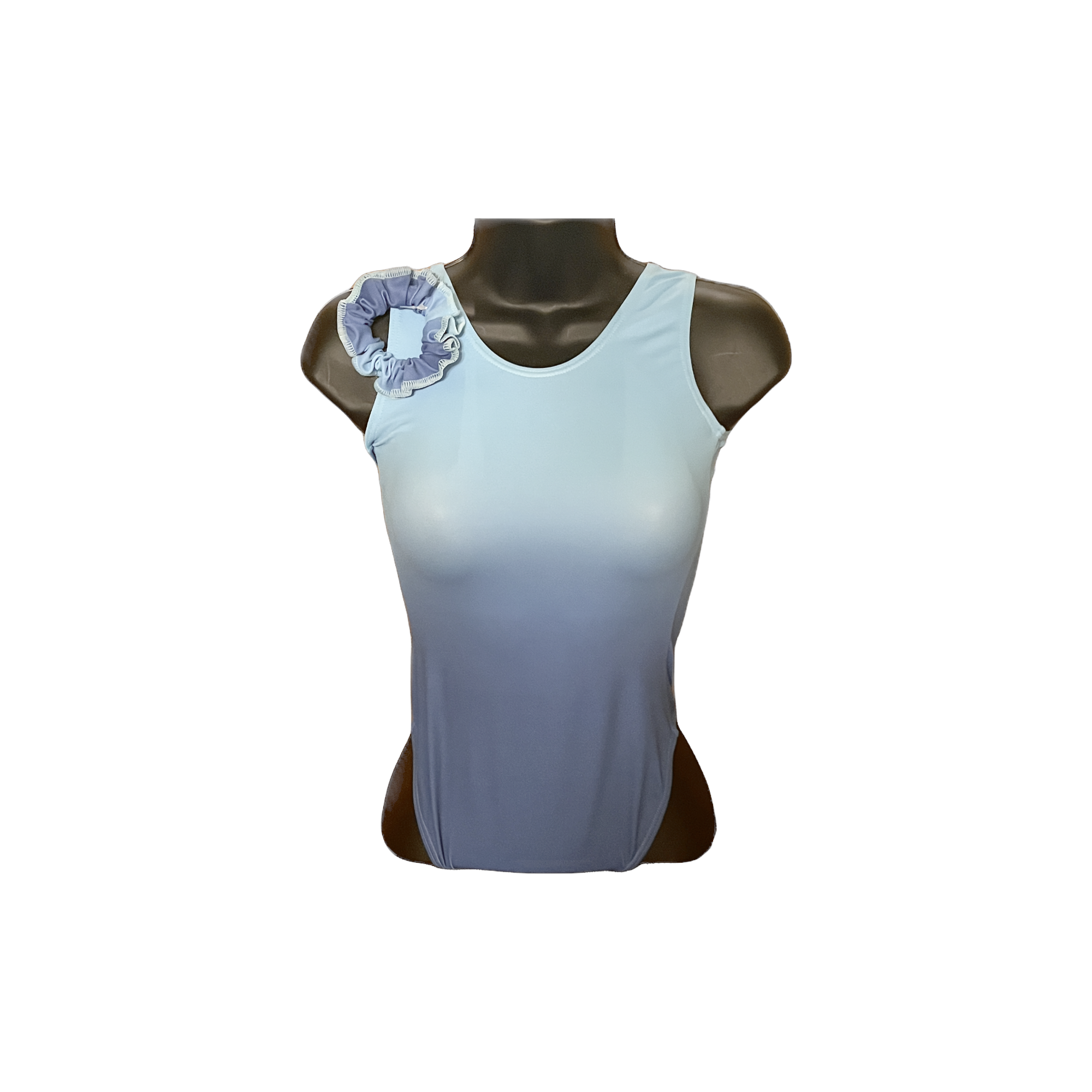 RG Stars Leotard Light Blue with Hair Scrunchie | My Gym Bag